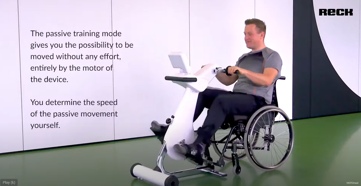 MOTOmed USA loop p.l Parkinson's Motorized Exercise Bike (90 RPM)