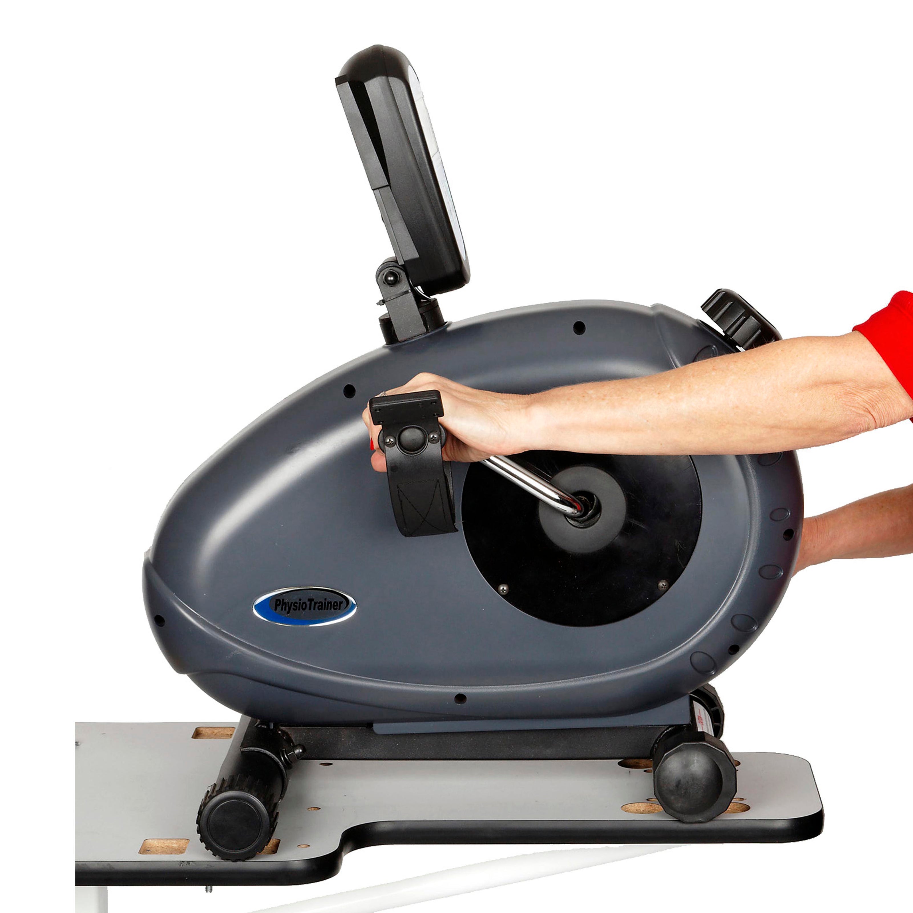 PhysioTrainer UBE Upper Body Ergometer Mini Arm Bike for Seniors and ...